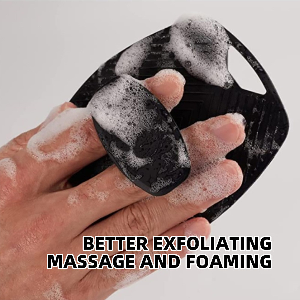 Exfoliating Bath Brush Silicone Back Scrubber Body Scrubber for Deep ...