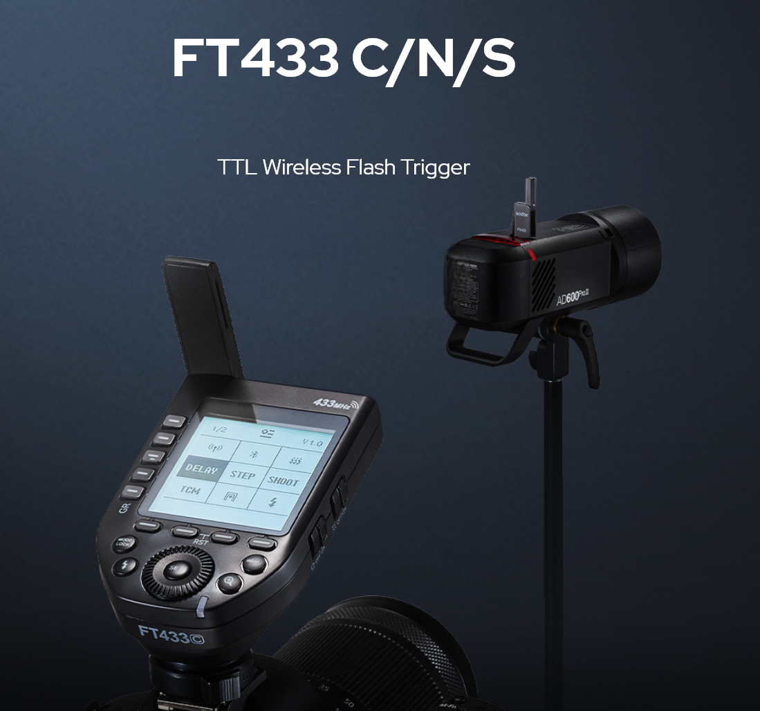 Godox FT433 C / N / S TTL Wireless Flash Trigger HSS 1/8000 Sec USB ...