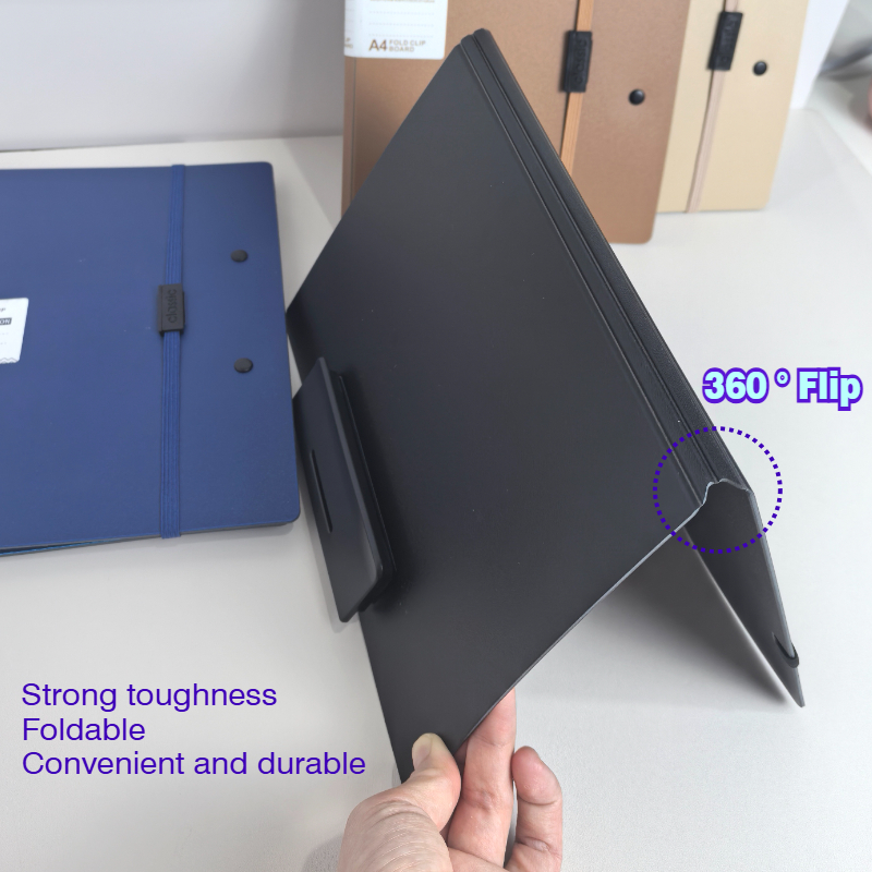 A5 Foldable Clipboard File Folder Paper Organizers Low Profile Clip ...
