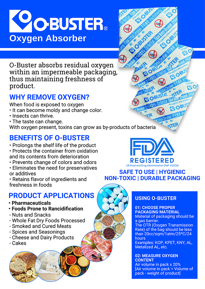 O-Buster Oxygen Absorber [Backerei Life] | Shopee Philippines