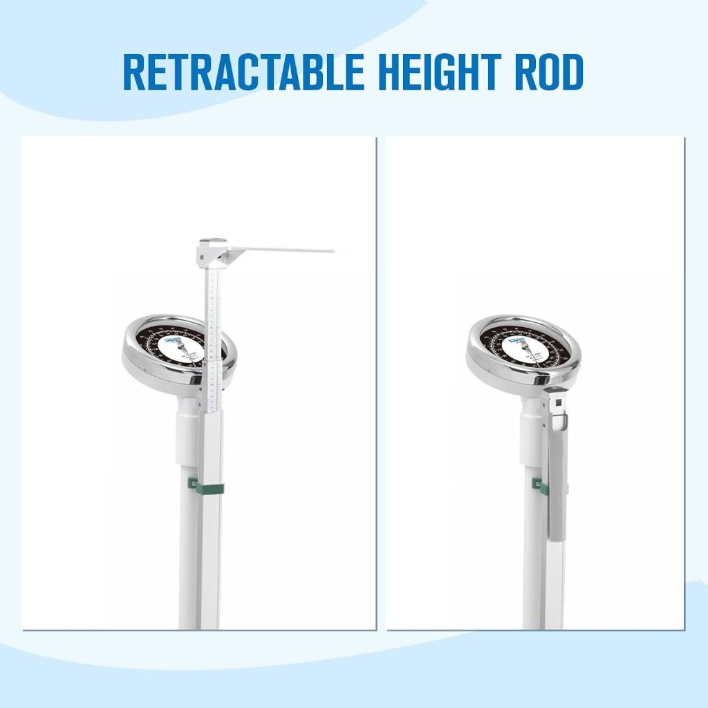 Weighing Scale mechanical dial Weighing Scale with Height Measurement ...