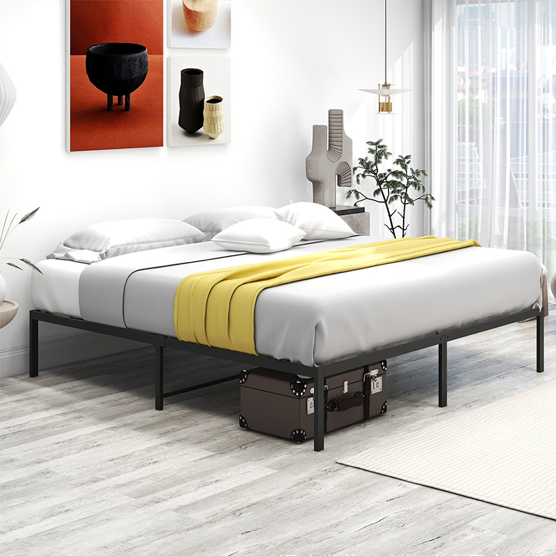 Metal Bed Frame Single/Double Anti rust treatment easy assembly bedroom ...