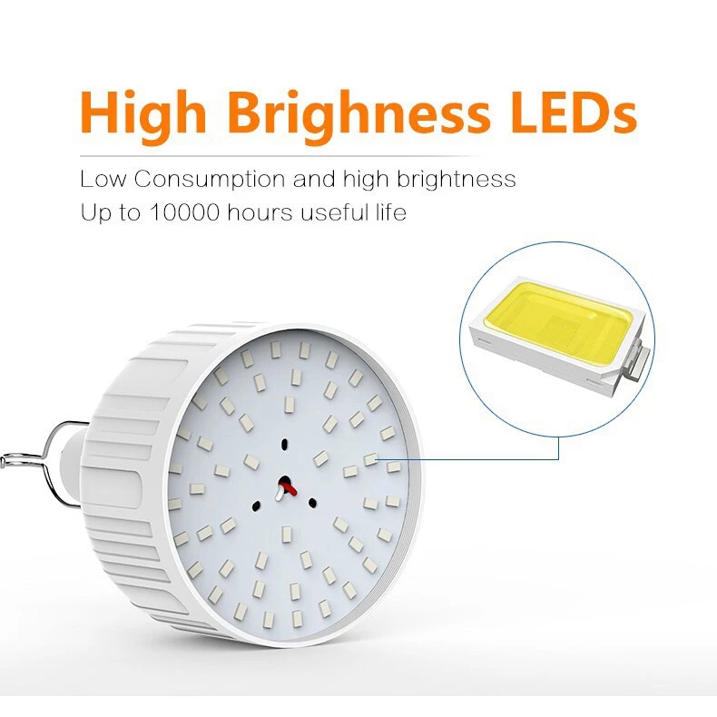 Luxy Emergency Lights Rechargeable Camping Light 5 Modes Emergency Lamp ...
