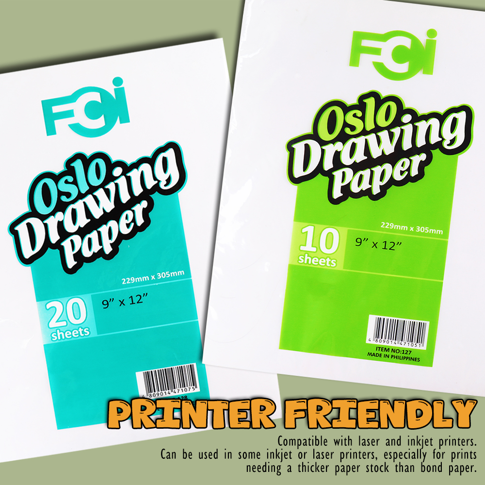 FCI Oslo Paper 9x12 10/20 sheets per pack School and office paper sold ...