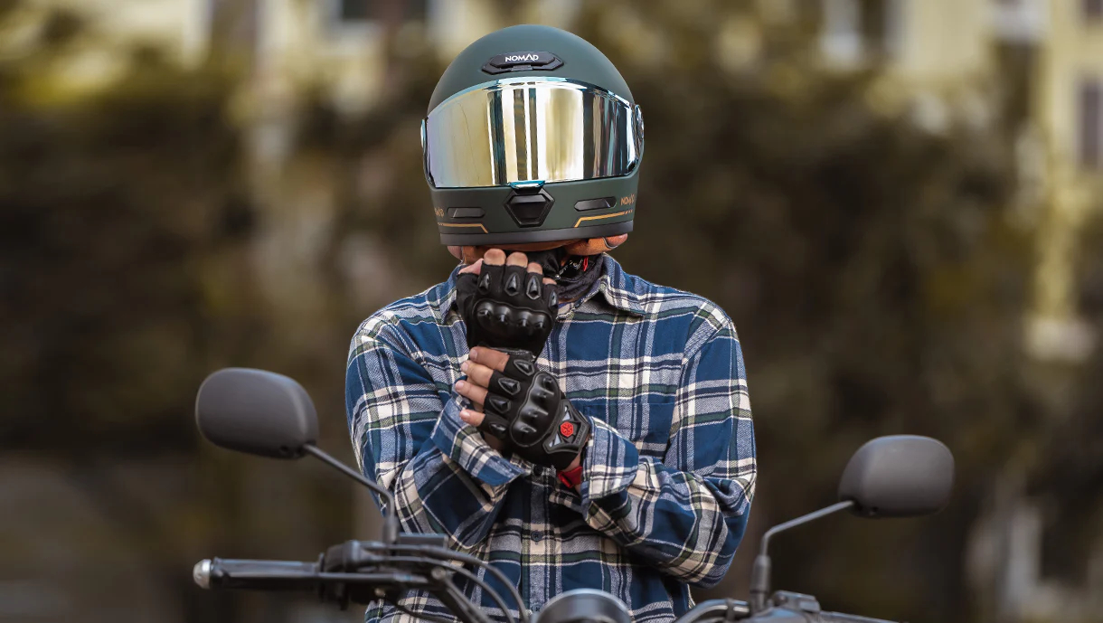 Spyder Nomad Camino Classic Full Face Single Visor Helmet for ...