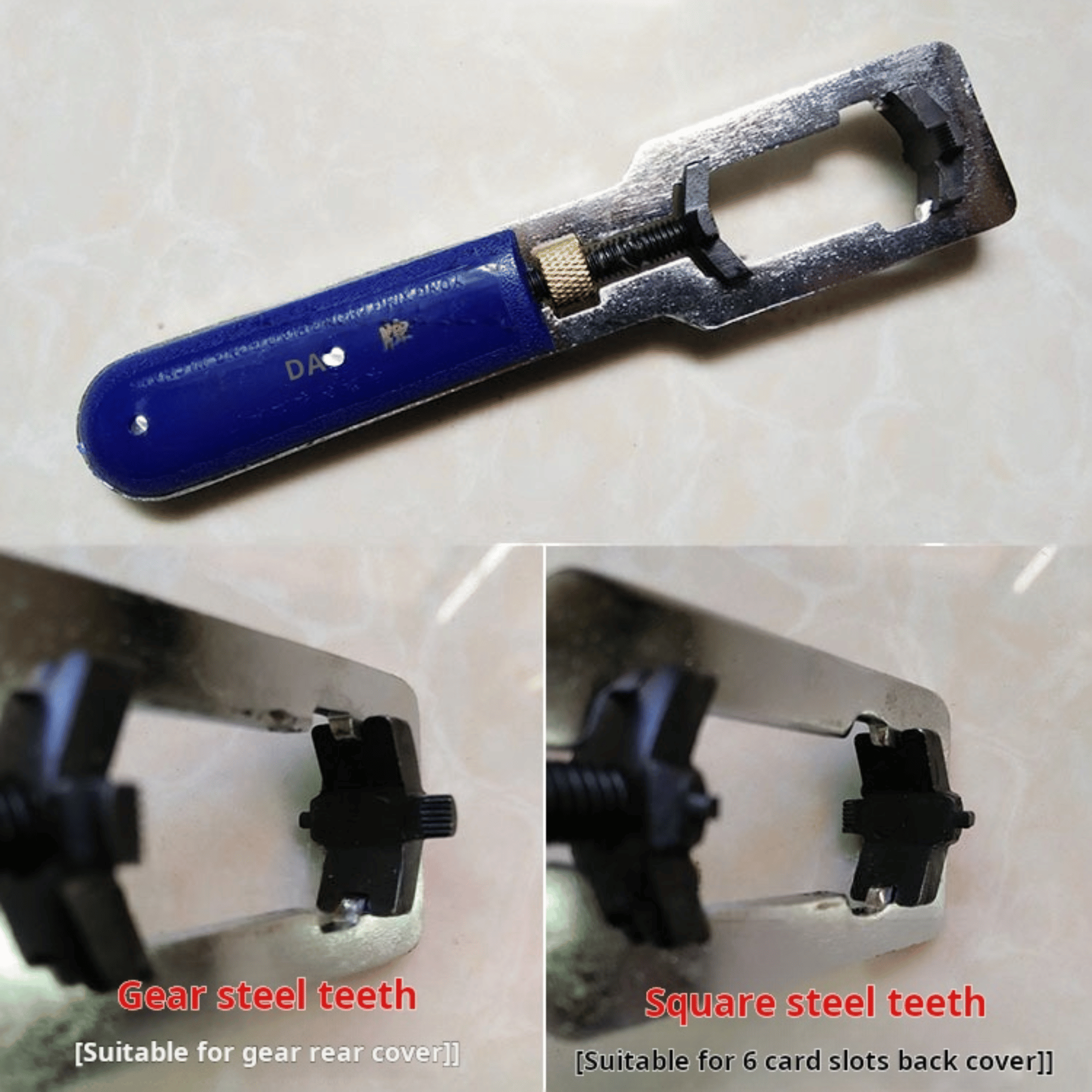 2 Jaw Double-Sided Watch Cover Remover 2 in 1 Back Case Opener | Shopee ...