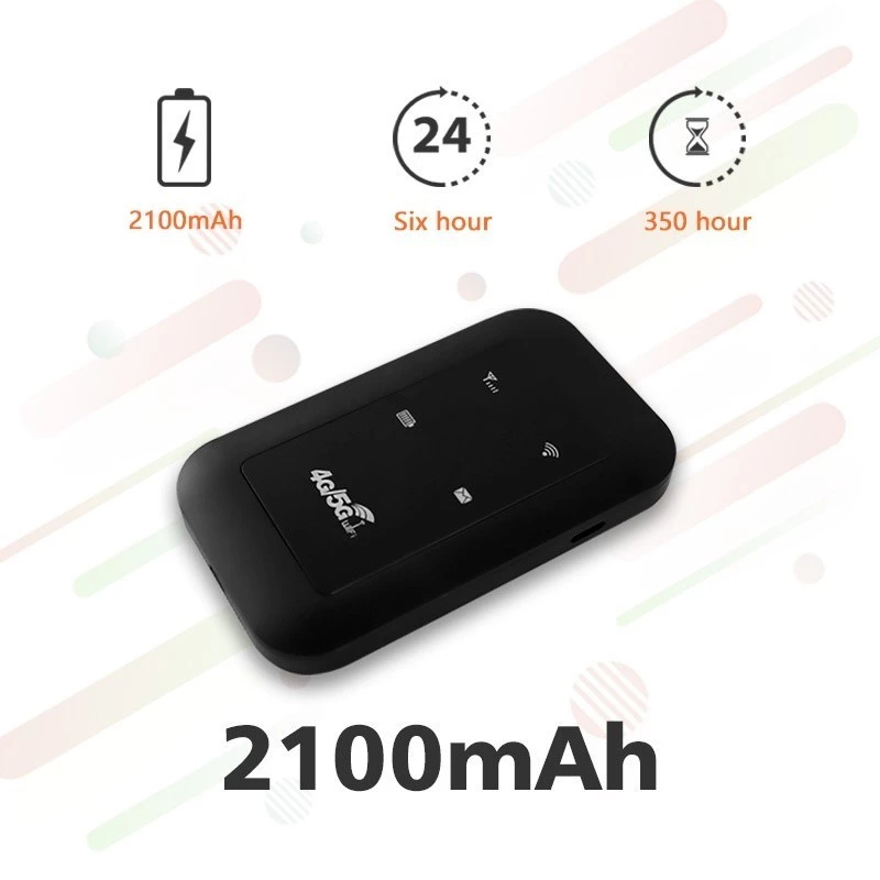 H806 Wireless Router 4G LTE 5G Mini Modem 150Mbps Mobile Broadband WiFi 2100mAh | Shopee Philippines