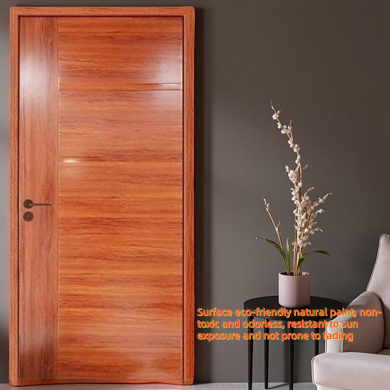 100% Real Wood Door 70/80/90 cm width Suitable for bedroom/ office ...