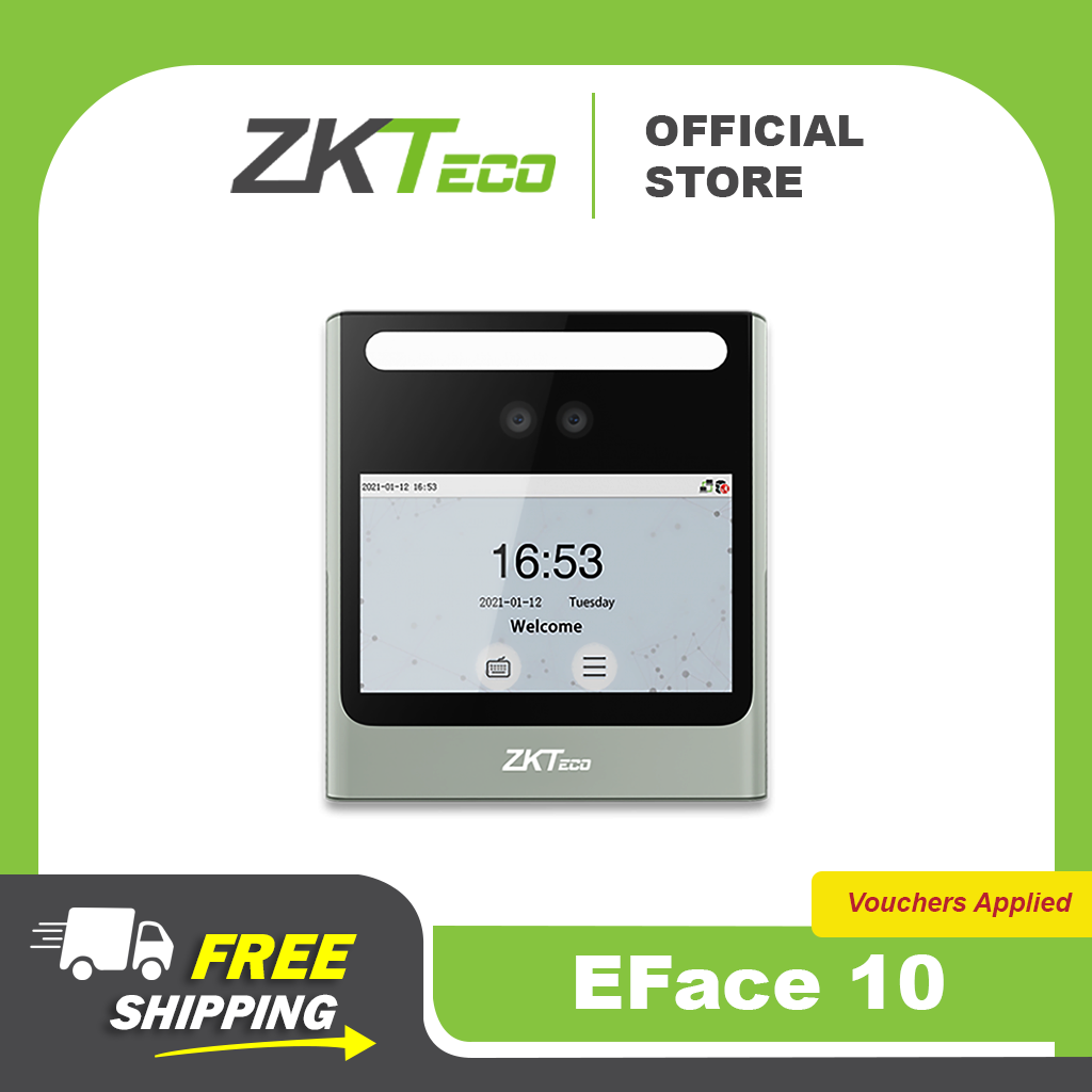 EFACE10/ID Time and Attendance Biometric Access Control Interface door ...