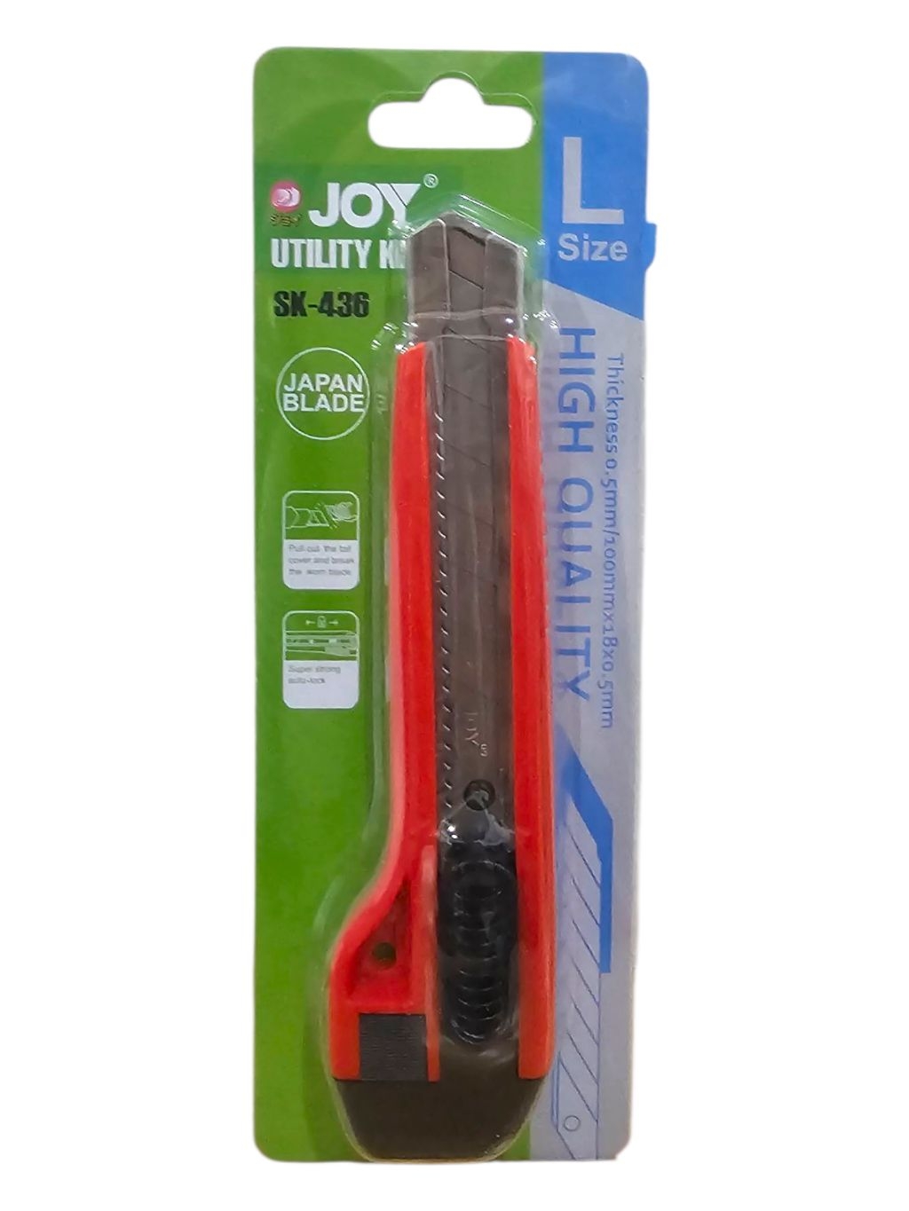 Joy Heavy Duty Utility Cutter Box Knife Japan Blade in Random Color ...