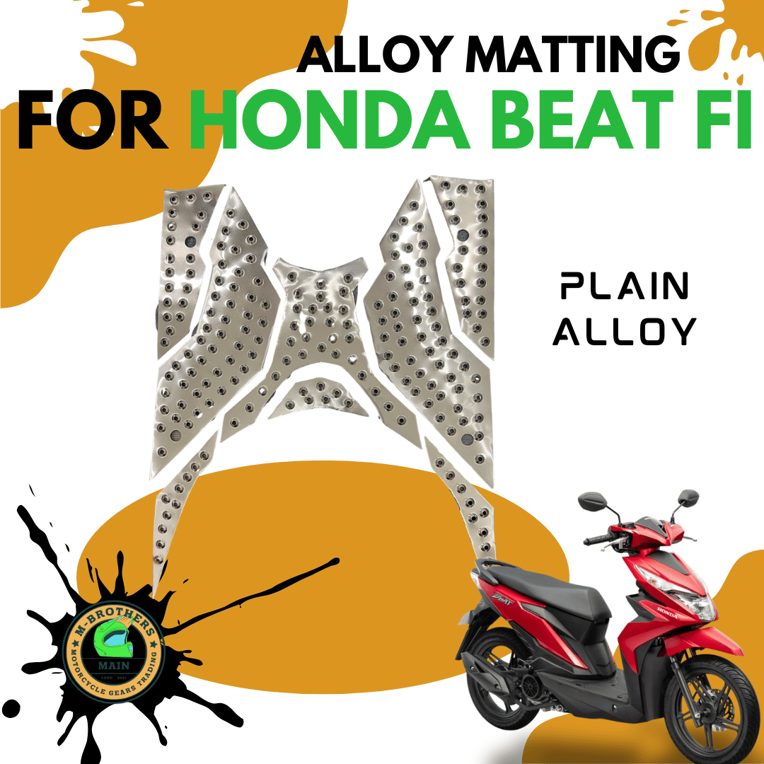 Honda Beat FI Alloy/Powder Coated FootBoard Matting | Shopee Philippines
