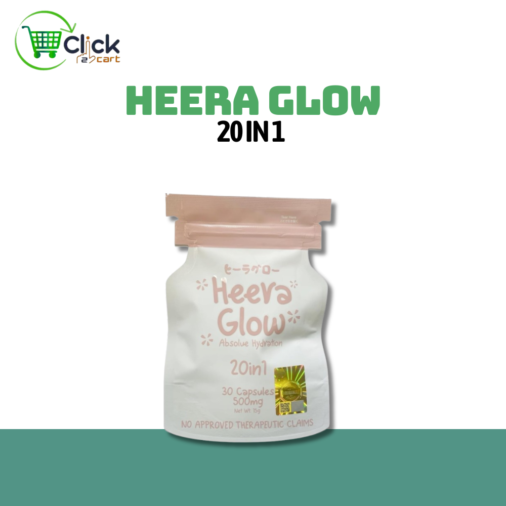 HEERA GLOW 20in1 GLUTATHIONE COLLAGEN ABSOLUTE HYDRATION WHITENING ...