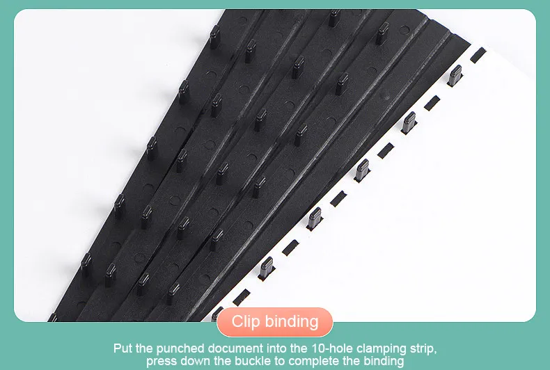 Ring/Comb Binding Machine 12 Punched Sheets Silver Office A3/A4 Size ...