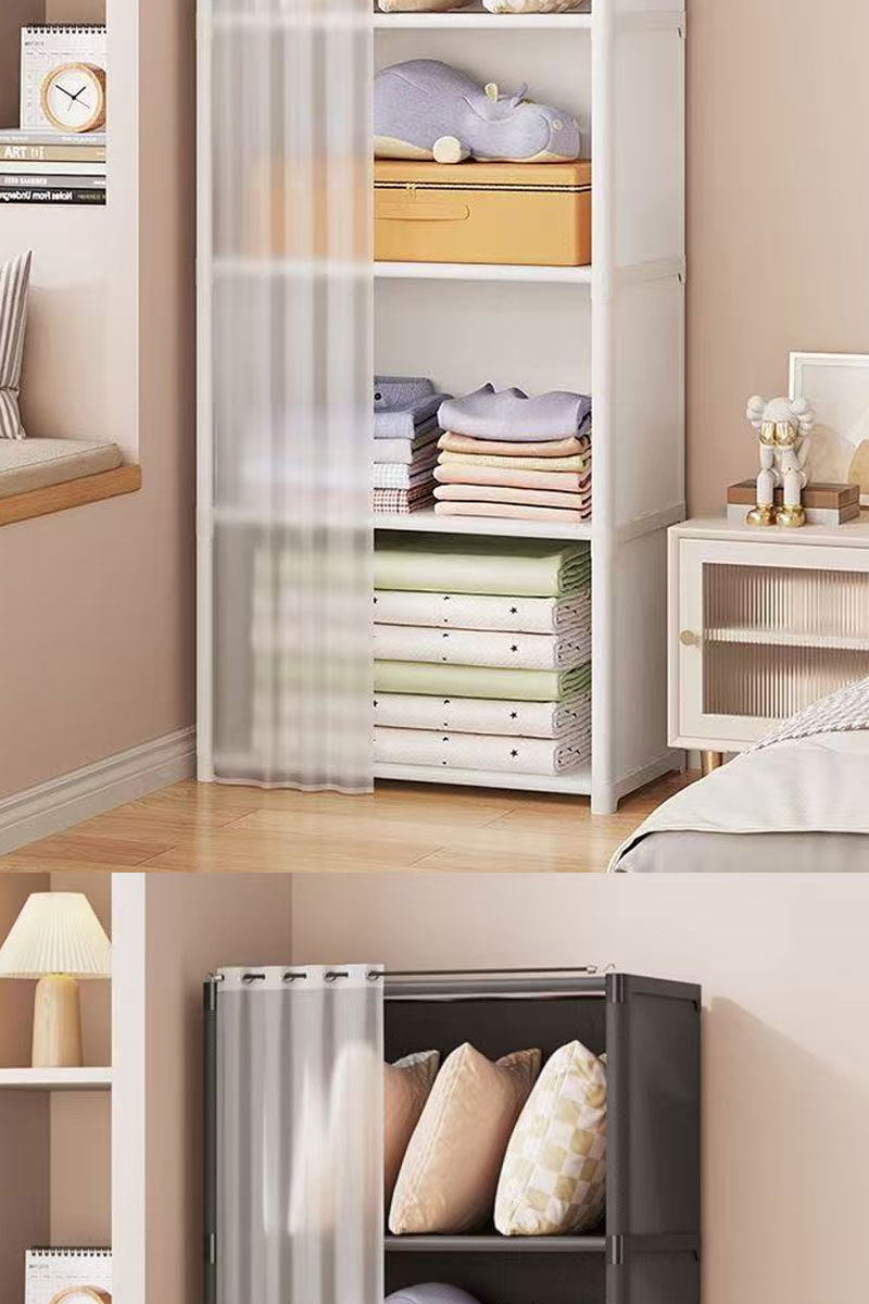Dustproof Cloth Cabinet Nonwoven Rack Wardrobe Simple Storage Cabinet ...
