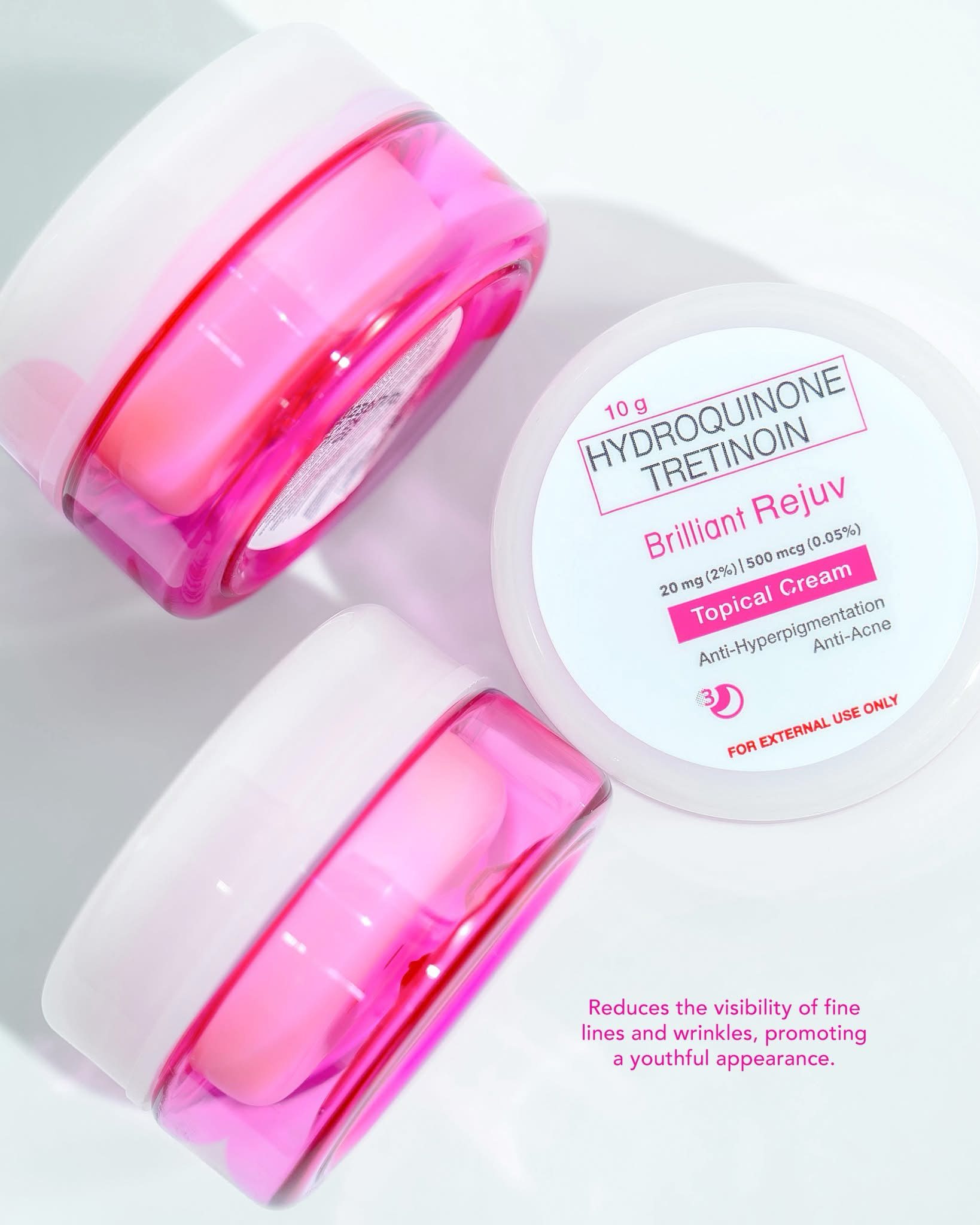 Brilliant Rejuv Night Cream with Hydroquinone & Tretinoin 10mg Anti ...