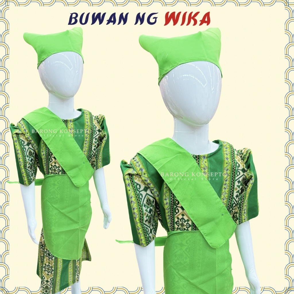 Filipiniana MC BALINTAWAK ETHNIC - Buwan Ng Wika Costume | Shopee ...