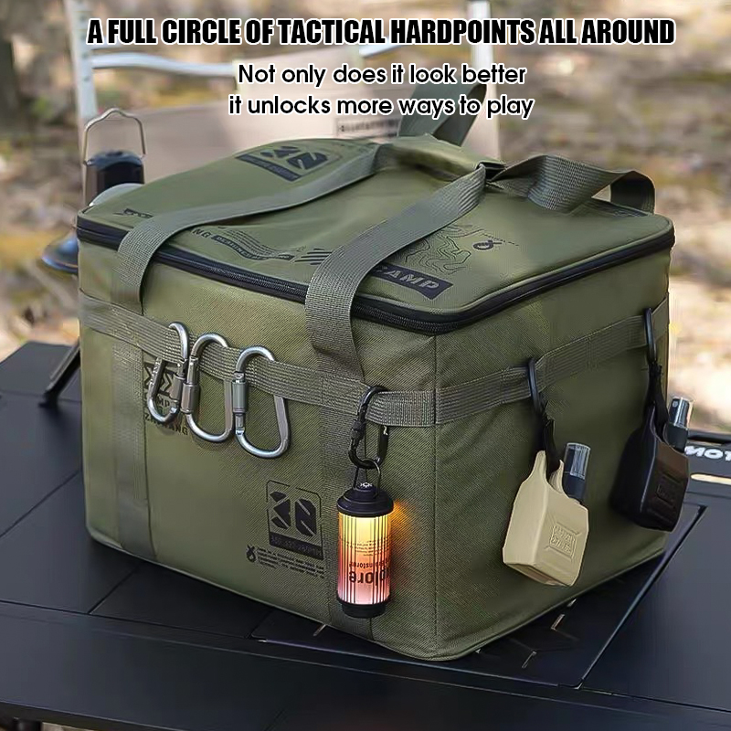 30L camping picnic storage bag foldable large capacity tool sundries ...