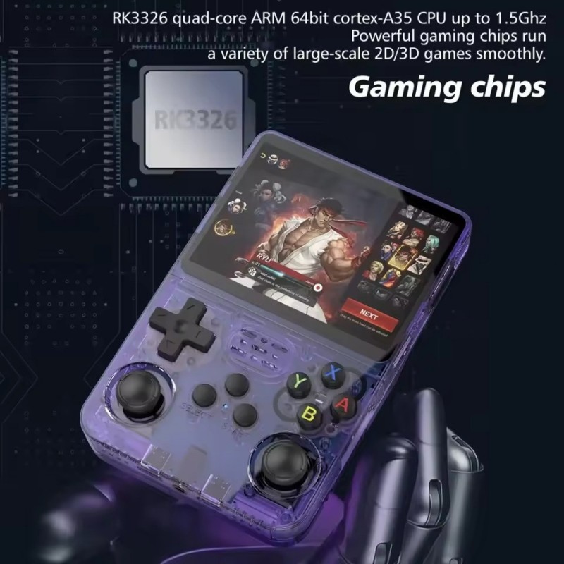 R36S Portable Handheld Video Game Console Linux System 3.5 Inch IPS ...