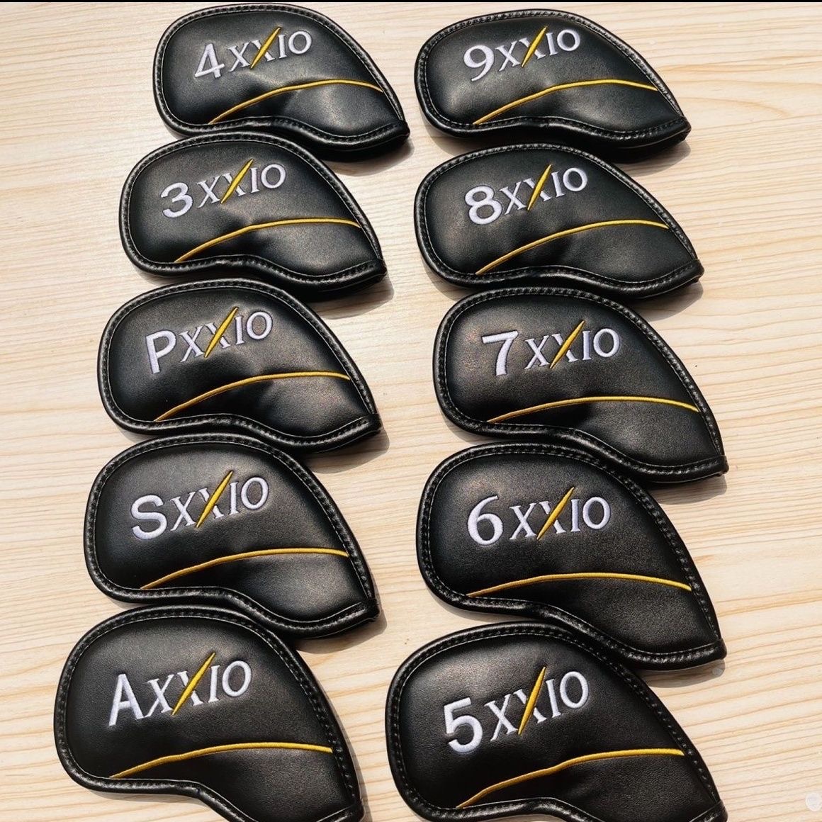 XX1O Golf Irons Cover Simple Fashion Number Irons Wedges Club Protector ...