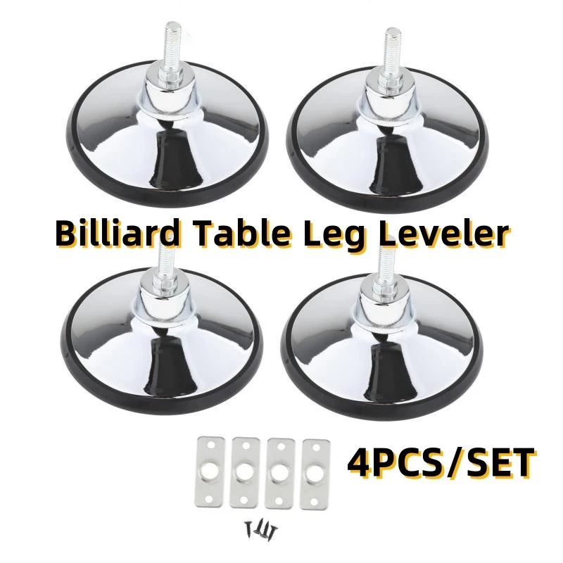 4PCS/SET M10 Screw Support Foot Pool Table Leg Levelers Adjustable ...