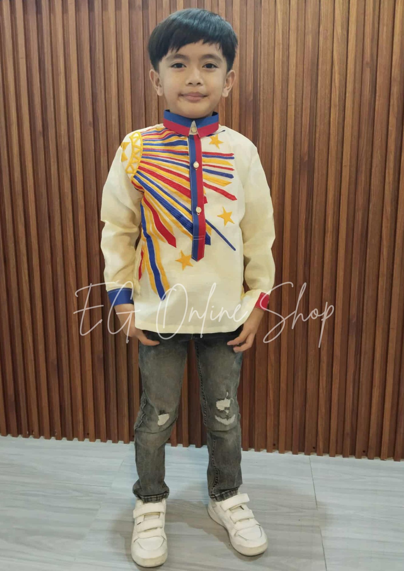 Sinag Barong for Kids / Flag Barong / Barong kids | Shopee Philippines