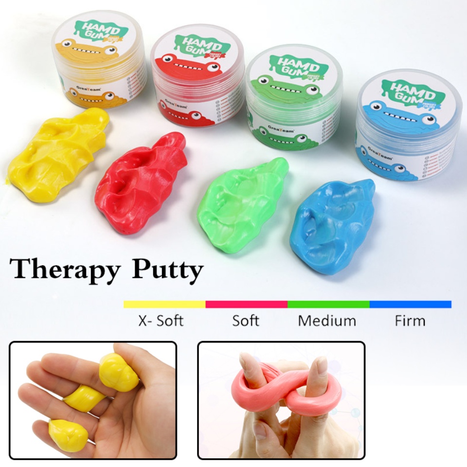 Therapy Putty Finger Training Putty Decompression Toy Mud Grip Hand ...