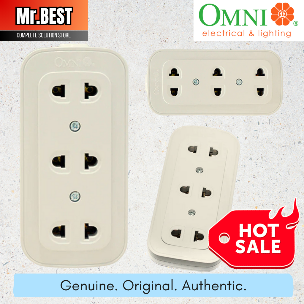 OMNI Surface Convenience Outlet 1-4 Gang w/ 2-Gang Ground | Heavy Duty ...