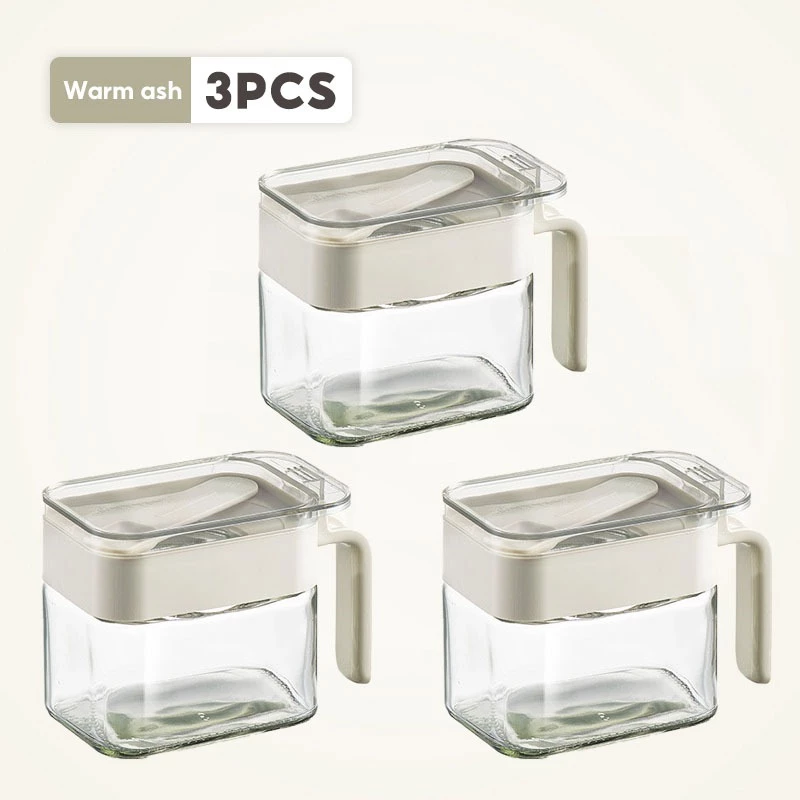 Spoon Lid Separation Seasoning Box Seasoning Container With Spoon ...