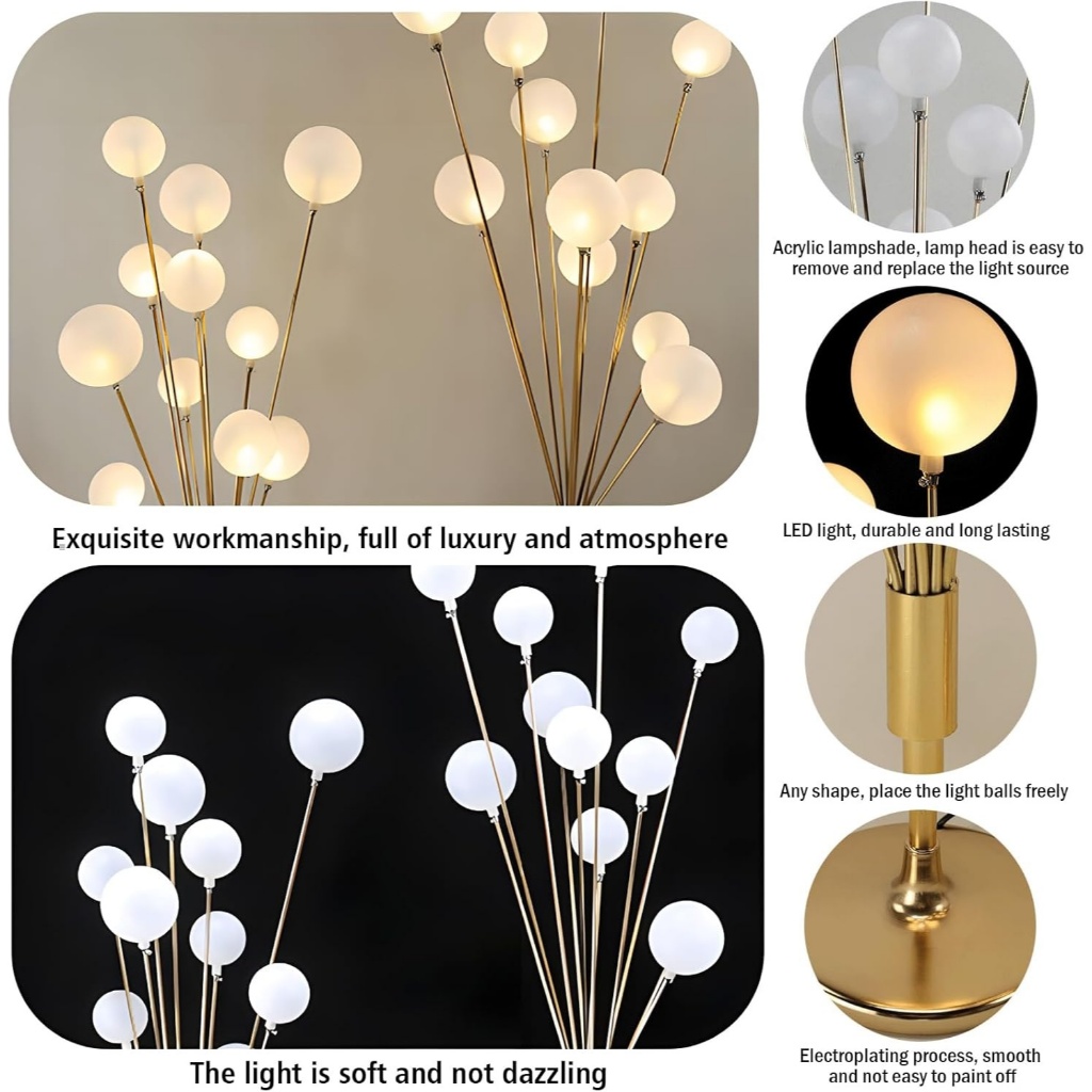 11 Heads Warm Light Apple Tree Street Light LED Party Light Wedding ...