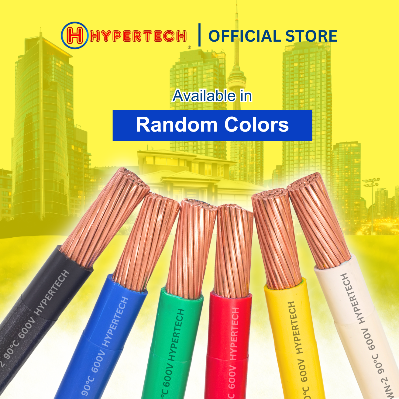 HYPERTECH THHN/THWN-2 Stranded Wire # 1/0 - PER METER - Pure Copper Electrical Wire (50.0mm² ...