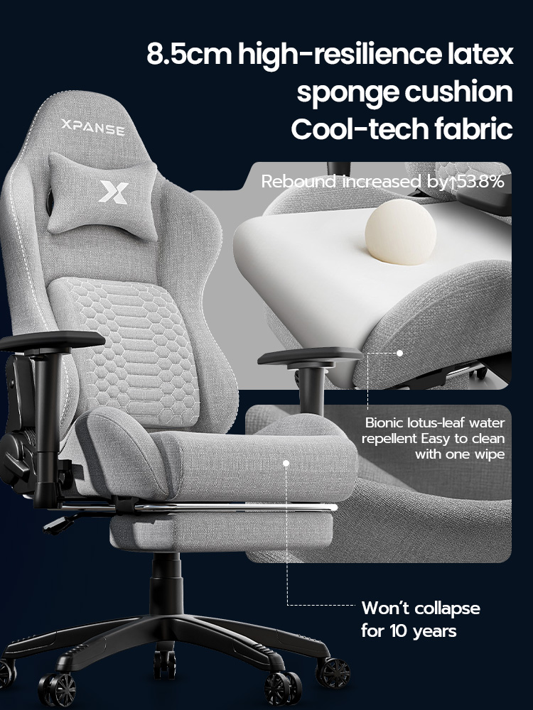 Xpanse Dynamic Lumbar Gaming Chair Ergonomics Office Chair Computer ...