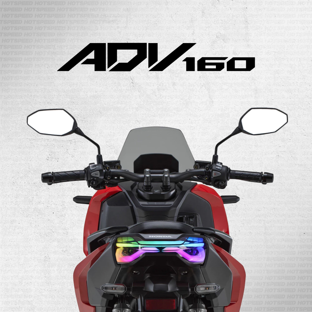 HOTSPEED Honda ADV 150/160 LED Tail Light RGB 20 Modes Motorcycle Tail ...