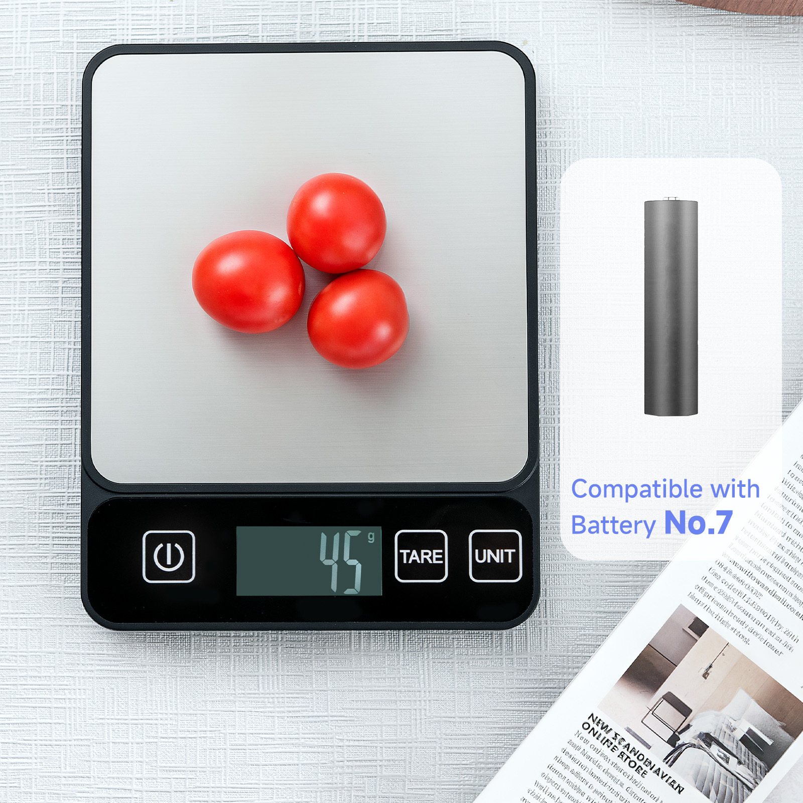 Digital Food Scale Digital Weighing Scale for Food 10kg Kitchen Scale ...
