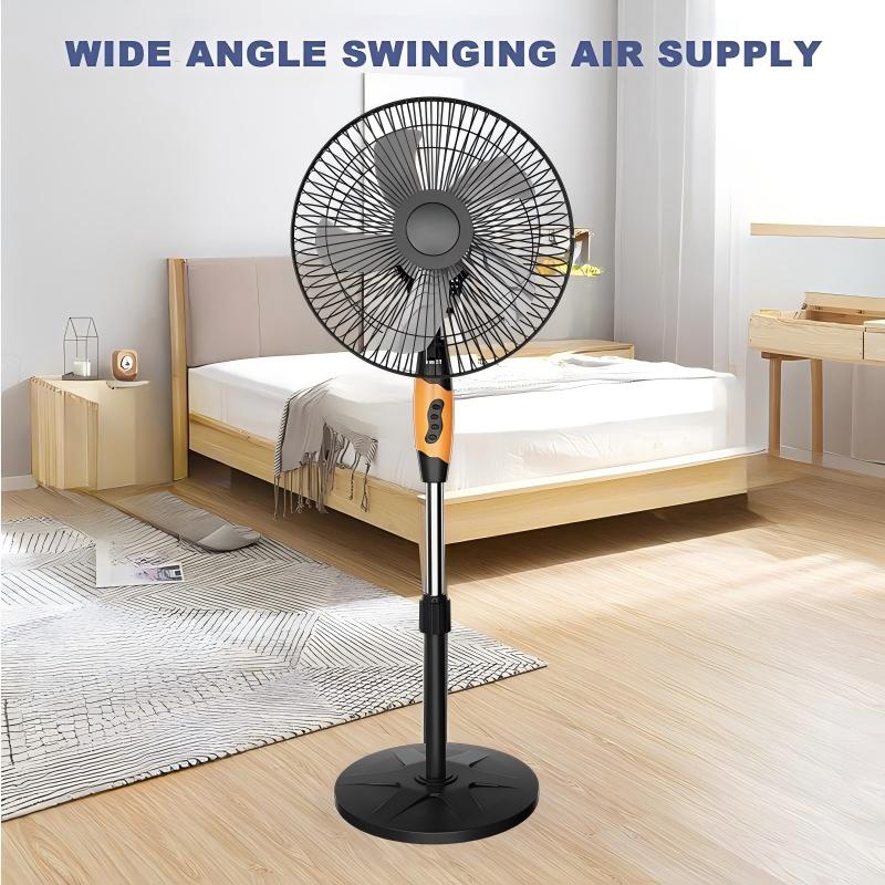 16 inch vertical fan, 3-speed ultra large wind power generator, 5-blade ...