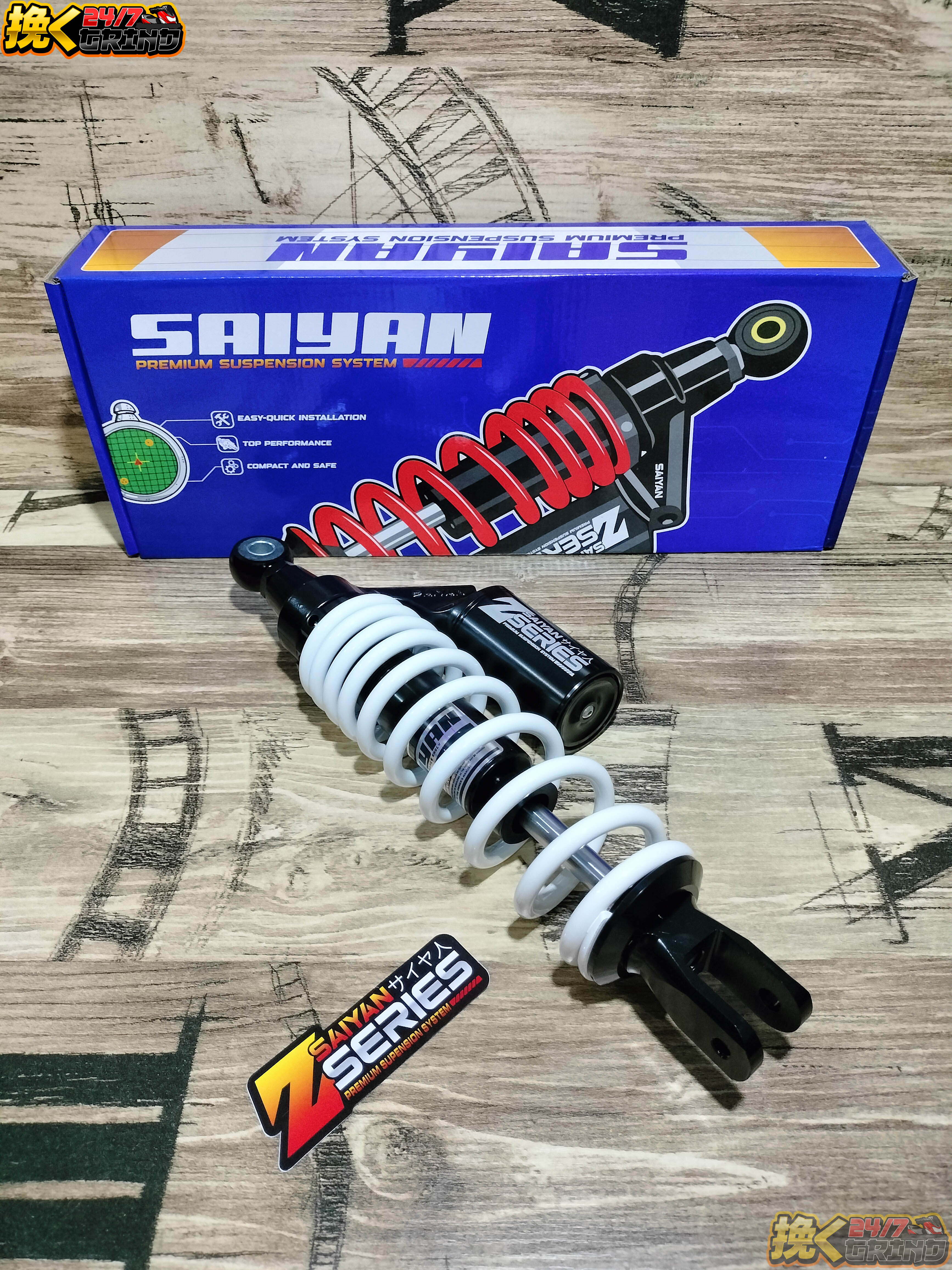 Saiyan Rear Shock MIO Sporty/MIO i 125/MIO Soul i/Honda beat/Honda ...