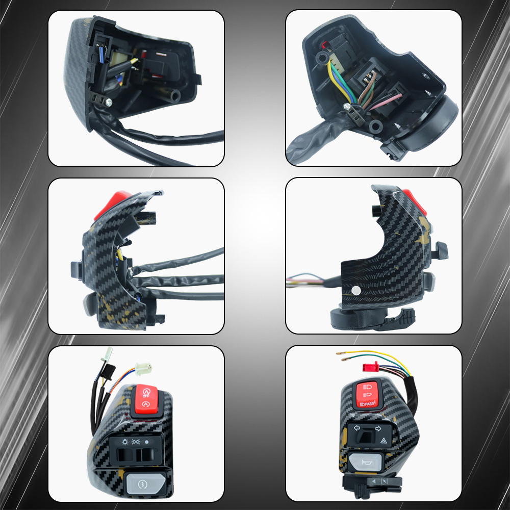 Original 1Pair Handle Switch With Hazard Light Switch For AEROX 155 V1 ...