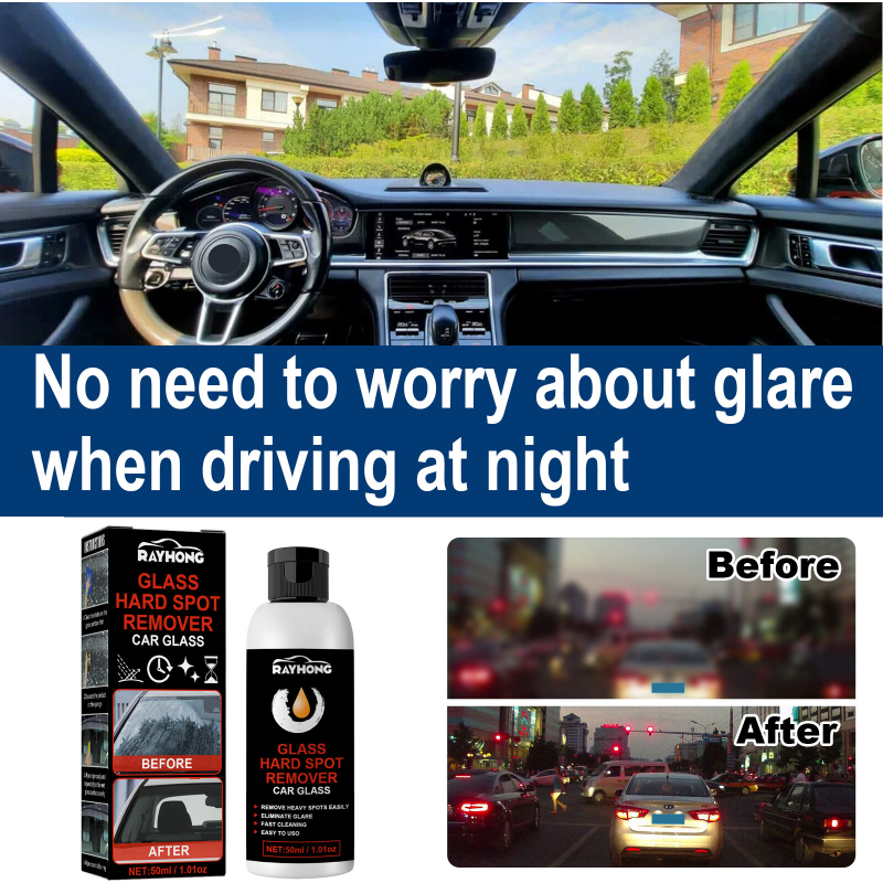 Car Glass Polishing Paste - Windshield Deep Cleaner & Acid Rain Remover ...