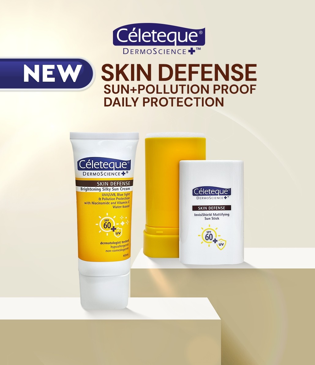 Celeteque Skin Defense Brightening Silky Sun Cream 40ml | Shopee ...