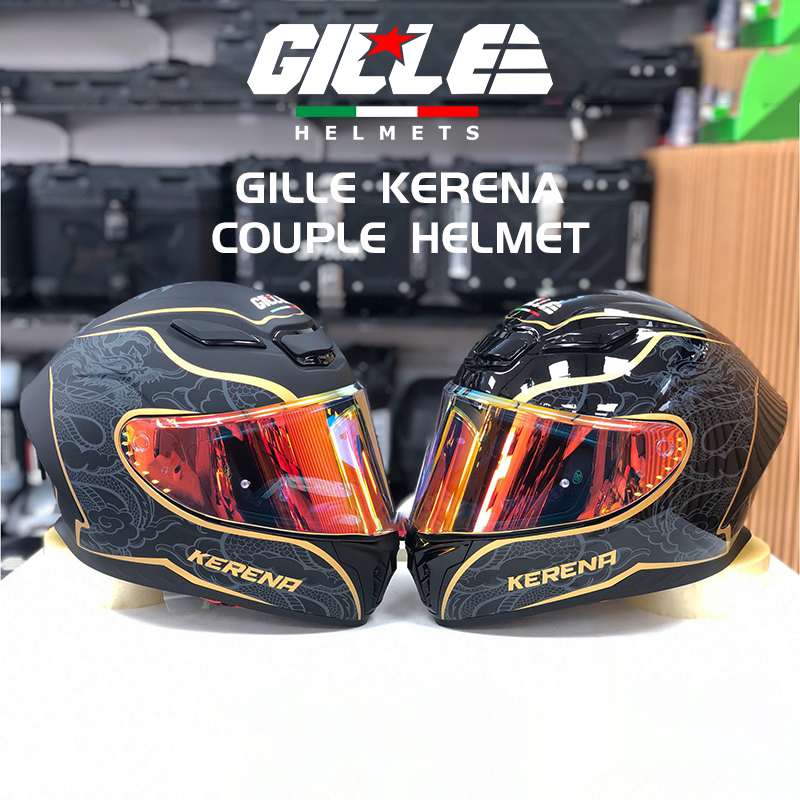 B1T1 100%LEGIT COUPLE HELMET GILLE KERENA Full Face Helmet For ...