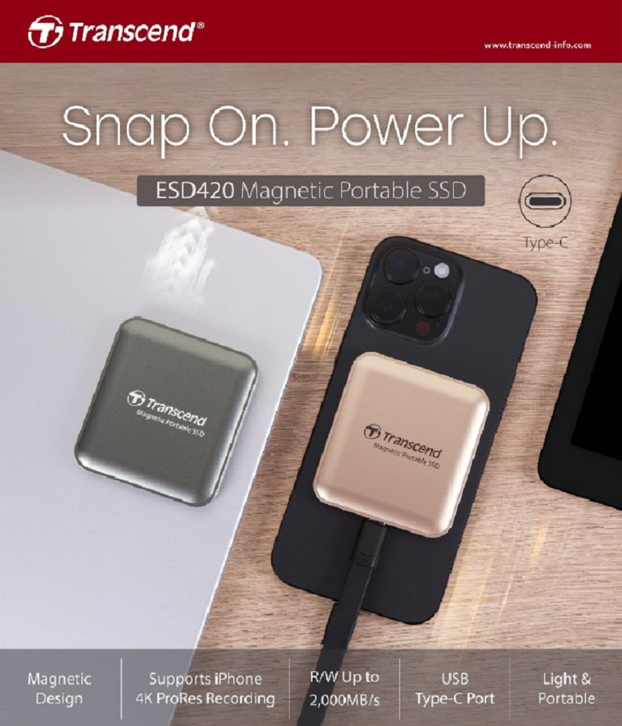 Transcend Magnetic Portable SSD /TS1T I 2T I 4TESD420C/G Portable SSD I ...
