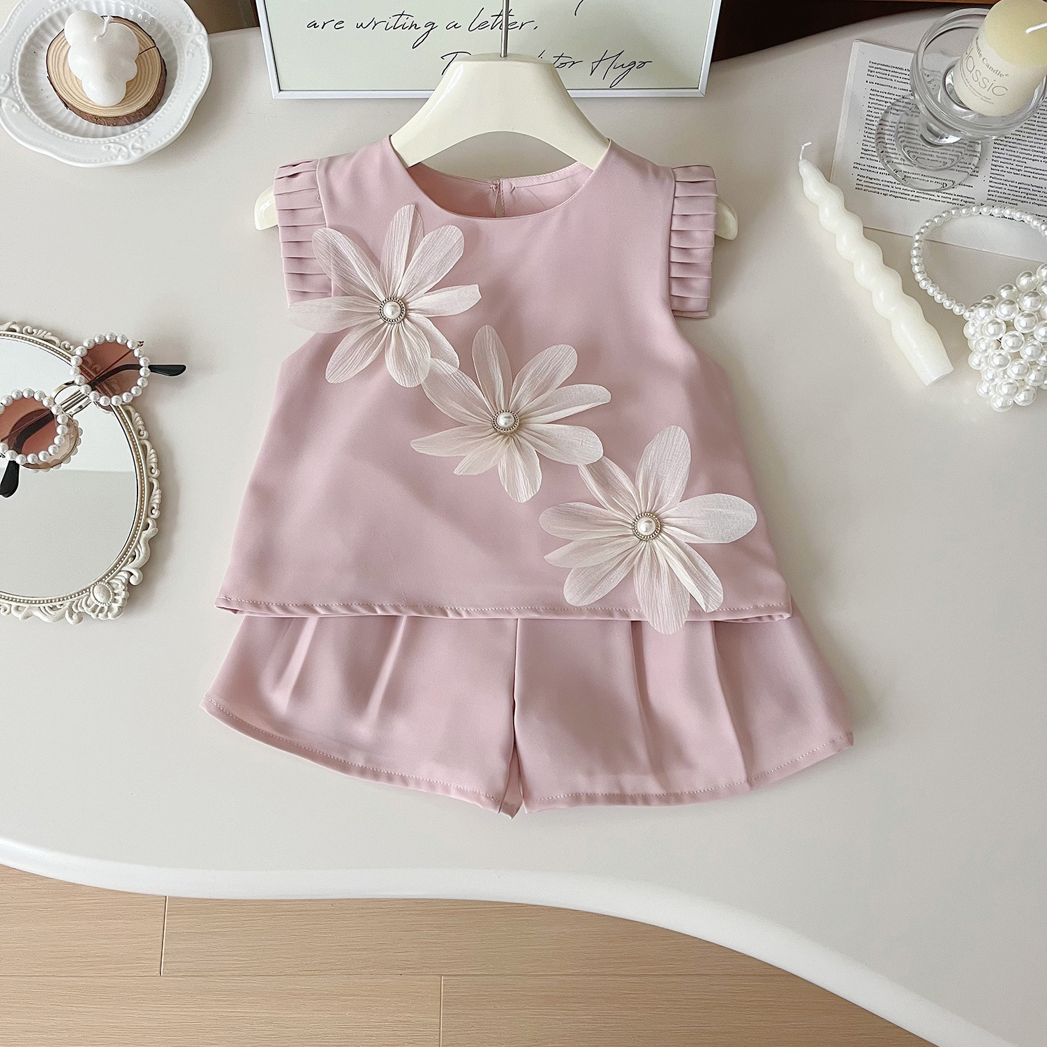 SUNDAY KIDS Kids Girls Terno Flying floarl top with shorts suit for ...