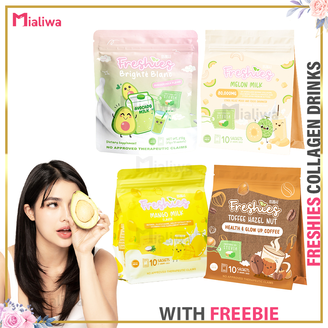 Freshies Avocado Melon Mango Milk Toffee Hazelnut Collagen Drink Keto ...