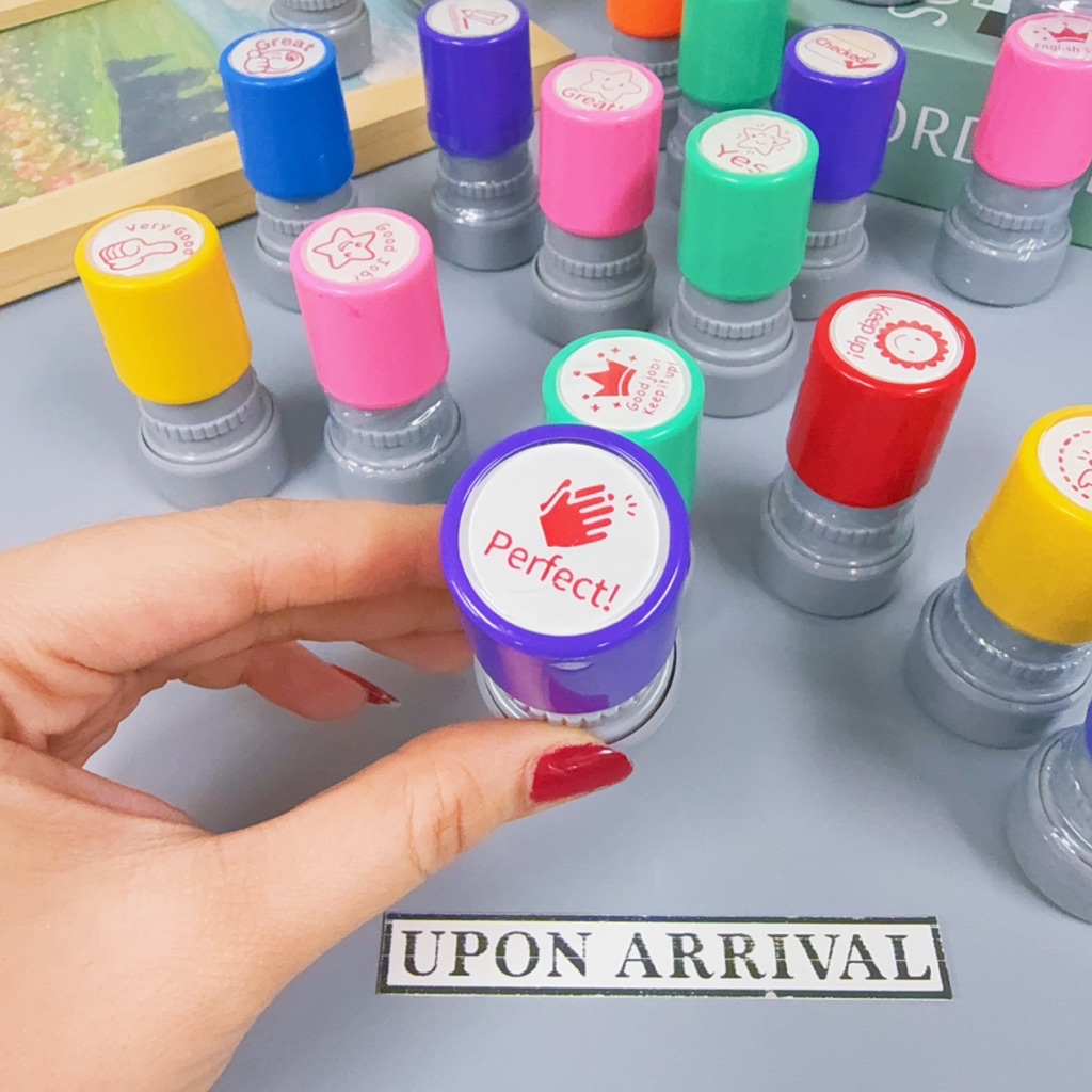 Teacher Stamp Rubber Stamp Self Ink Primary School Pupil Good Work ...