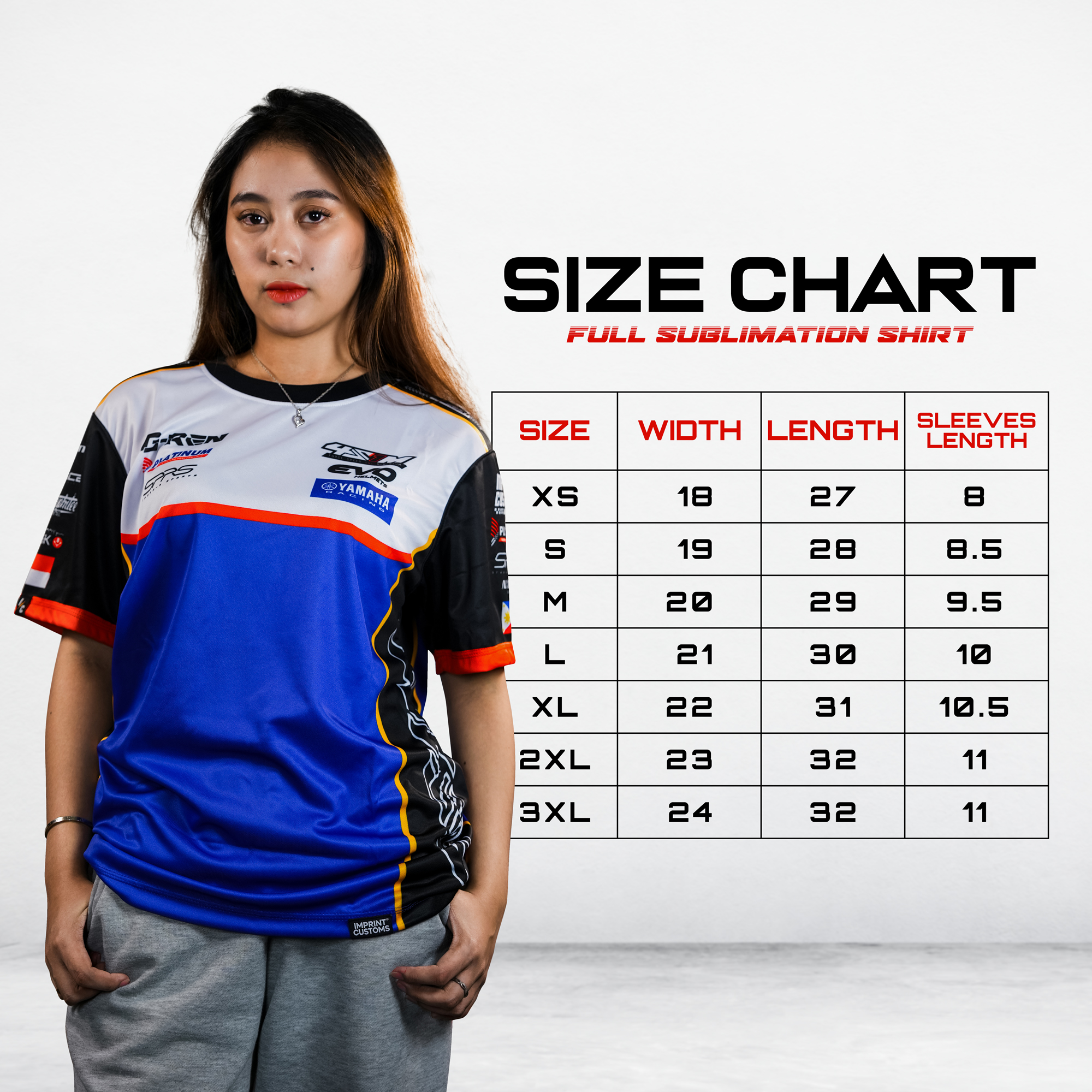 4S1M Race Crew T-Shirt Official Team Colors & Partners Full Sublimation ...