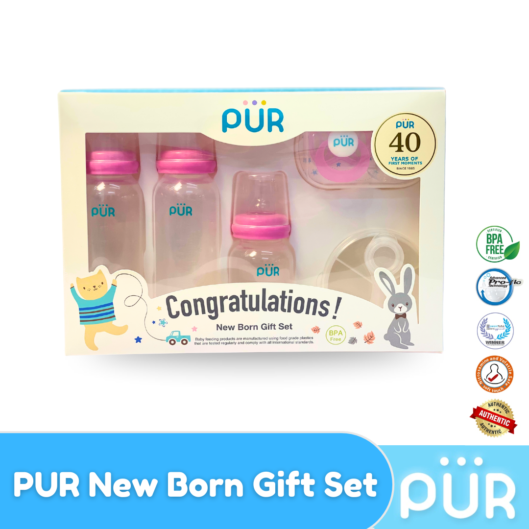 Pur Promo Bundles - New Born Gift Set (100% Anti-Colic Bottles ...