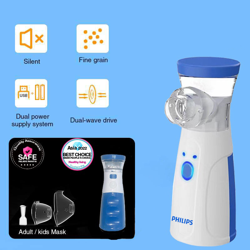 PHILIPS Rechargeable Nebulizer Portable Atomizer Handheld Inhale ...