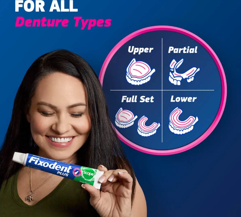 Fixodent Plus Scope Denture Adhesive Cream 57g | Shopee Philippines