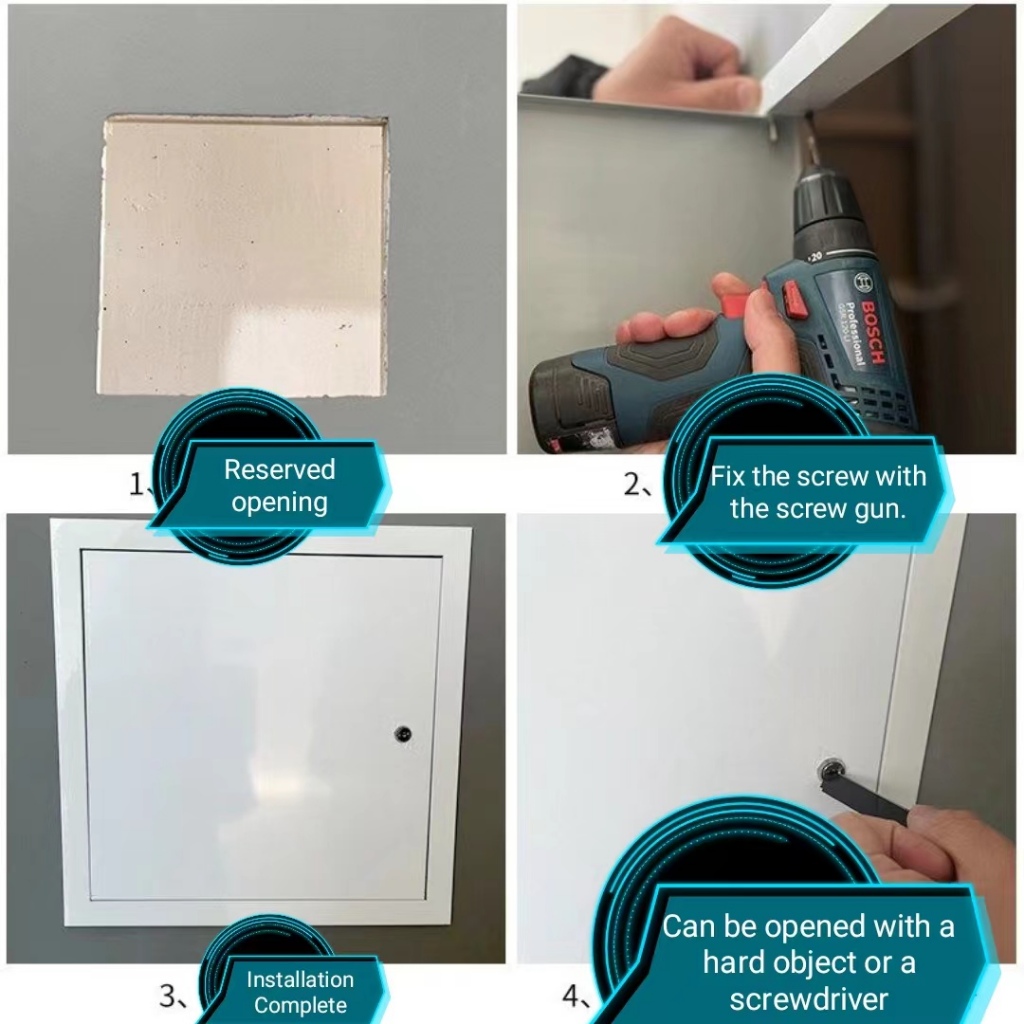 Aluminum alloy ceiling inspection port,pipeline,wall,maintenance port ...