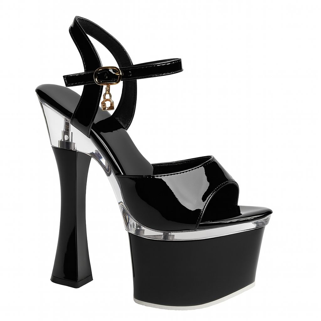 Elegant High Heel Pageant & Fashion Korean Sandals Shoes 7inches ...