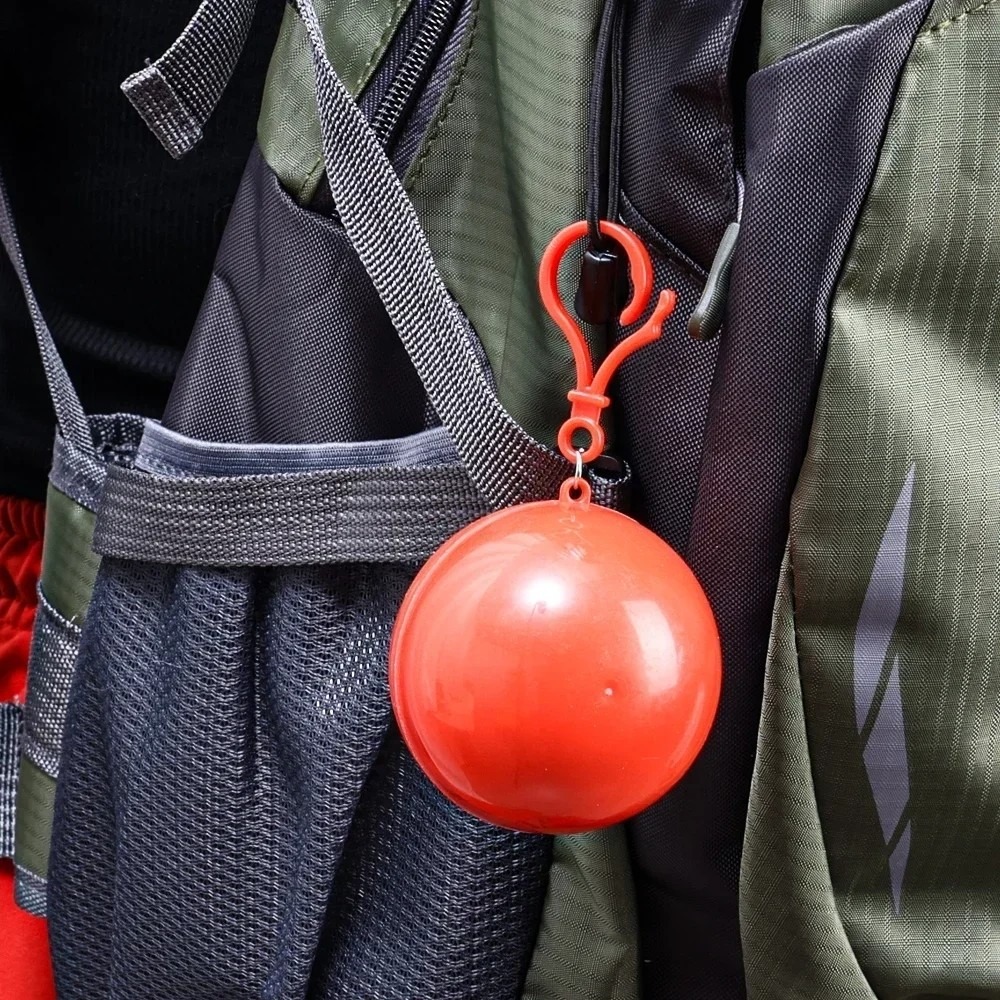 Raincoat Ball Disposable Mini Storage BallPortable Outdoor Activities ...